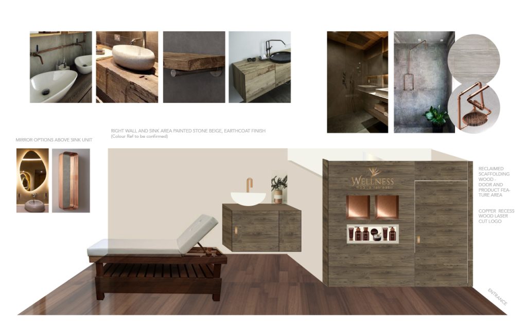Wellness Mobile Hideaway Identity, interior design
